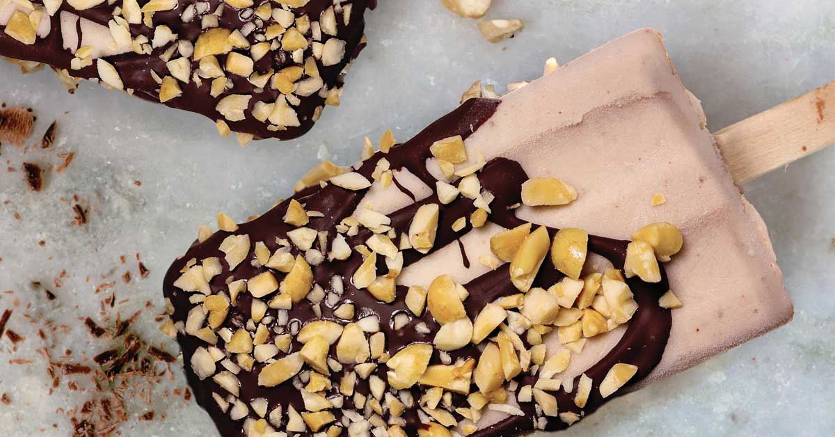 Vegan Almond Custard Frozen Pops Recipe - Hedessent